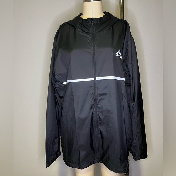 adidas | Jackets & Coats | Adidas Regular Fit On The Run Jacket Xl Worn ...
